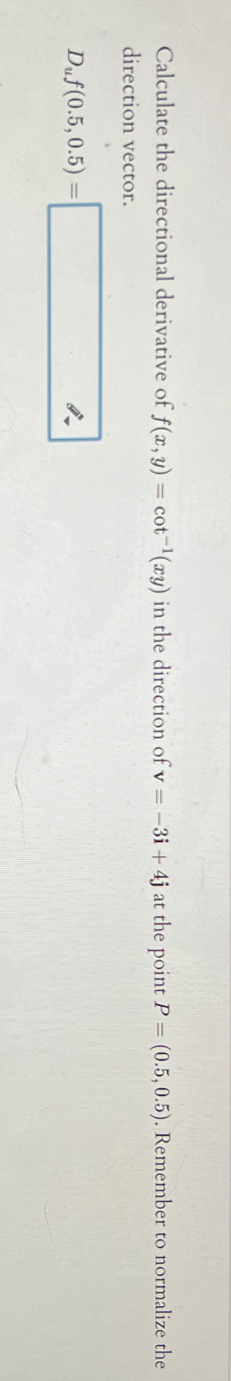 Calculate The Directional Derivative Of