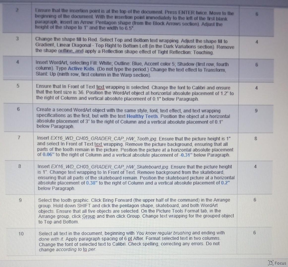 Solved Ensure that the insertion point is at the top of the | Chegg.com