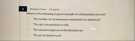 Solved 4Multiple Choice 0.5 ﻿pointsWhich of the following is | Chegg.com