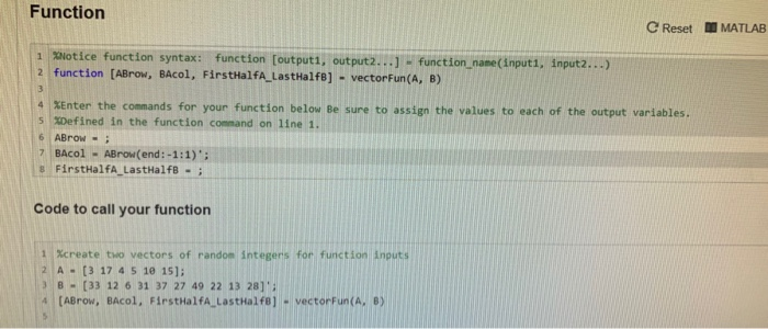 Code has already been provided to define a function | Chegg.com Code has already been provided to define a function | Chegg.com
