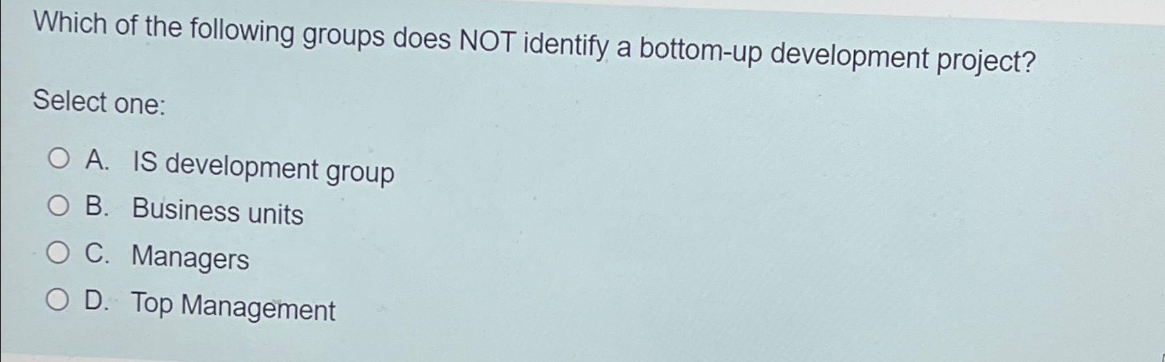 Solved Which of the following groups does NOT identify a | Chegg.com