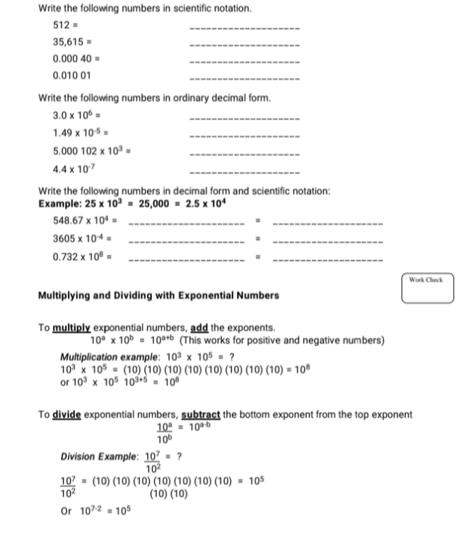 Solved Write the following numbers in scientific notation. | Chegg.com