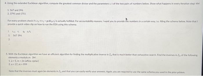 Solved only need help with problem 5!!!i included problem 4 | Chegg.com