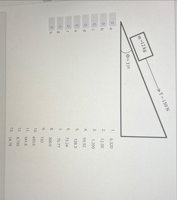 Solved A block of mass m=12 kg is pulled toward the top of a | Chegg.com