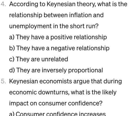 Solved Economics: According to Keynesian theory, what is the | Chegg.com