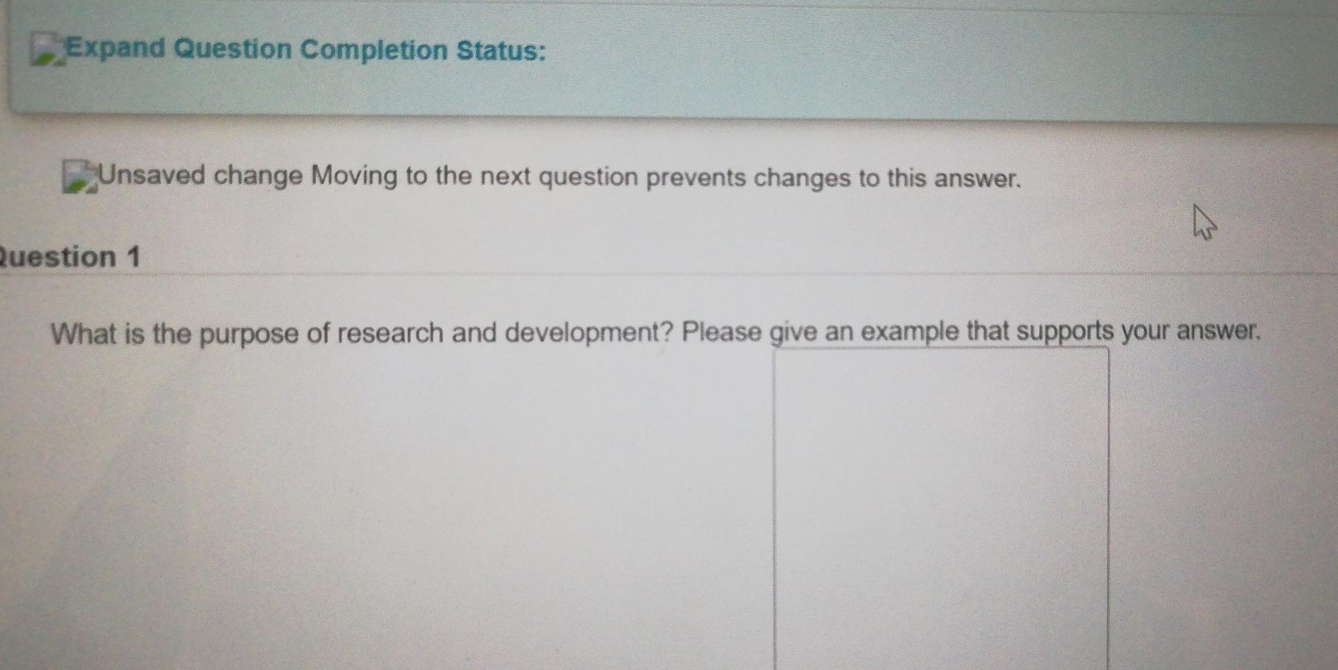 Solved Expand Question Completion Status: Unsaved change | Chegg.com