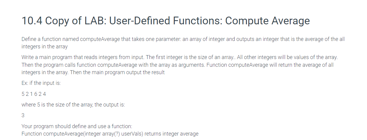 Solved (IN CORAL PROGRAMMING ONLY PLEASE)10.4 ﻿Copy of LAB: | Chegg.com