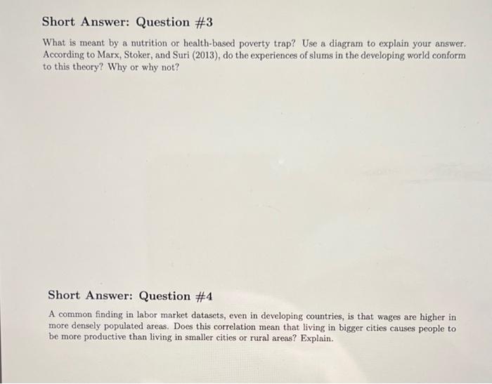 Solved Short Answer: Question #3 What is meant by a | Chegg.com Solved Short Answer: Question #3 What is meant by a | Chegg.com