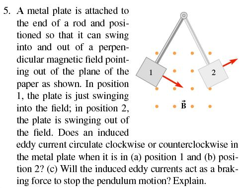 A metal plate is attached to the end of a rod and | Chegg.com