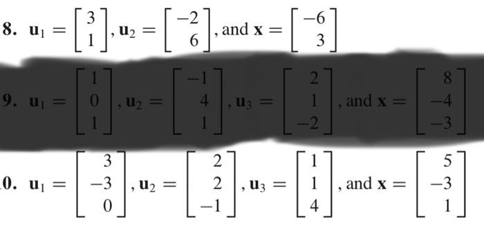 Solved In Exercises 7-10, show that {u1,u2} or {u1,u2,u3} is | Chegg.com