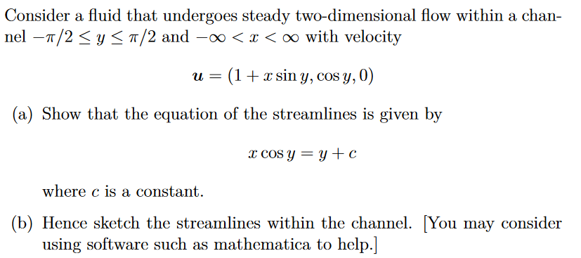 Solved Consider a fluid that undergoes steady | Chegg.com