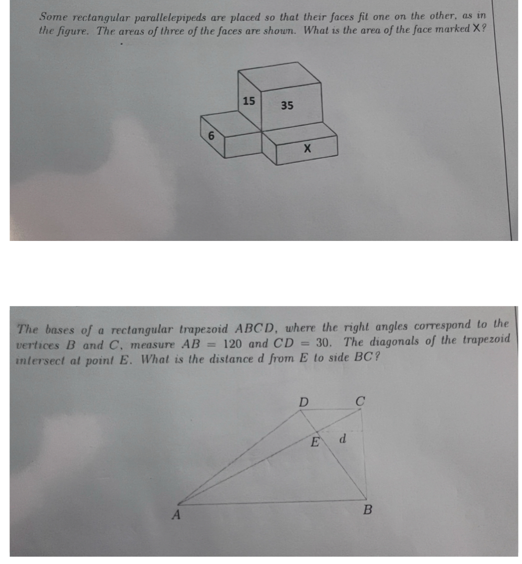 Solved Some rectangular parallelepipeds are placed so that | Chegg.com