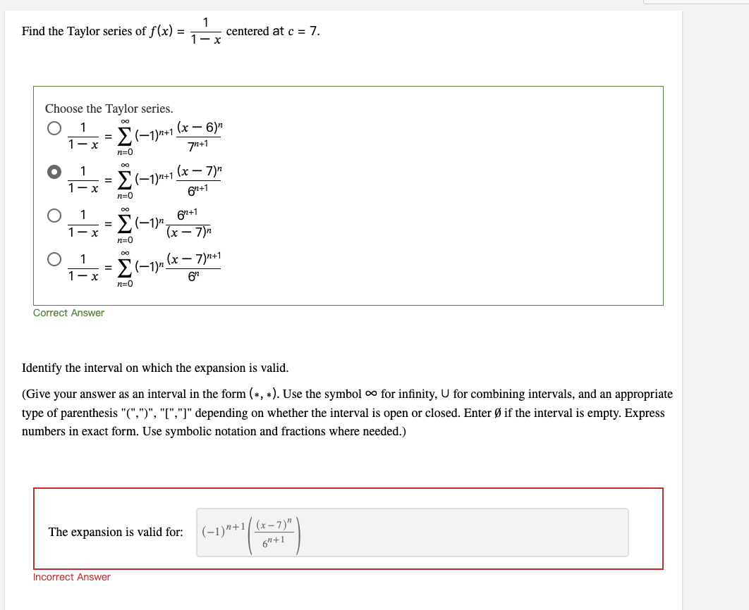 Solved Find the Taylor series of f(x)=11-x ﻿centered | Chegg.com