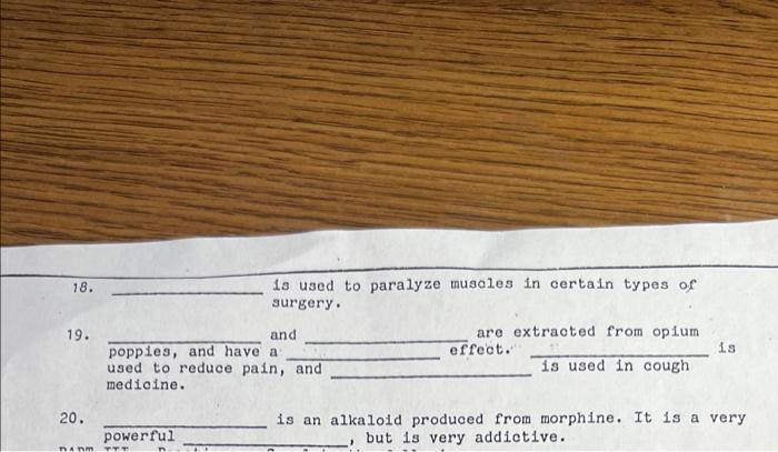 Solved Hateh each of the follouing with the struetures | Chegg.com