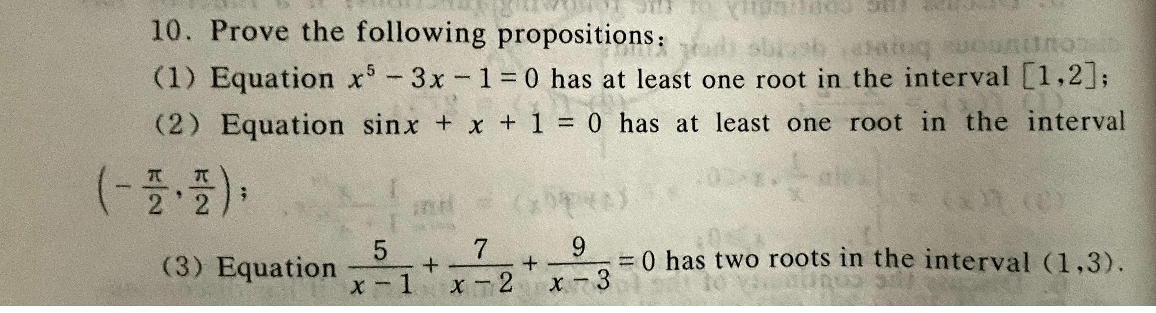 Solved Prove the following propositions:(1) ﻿Equation | Chegg.com