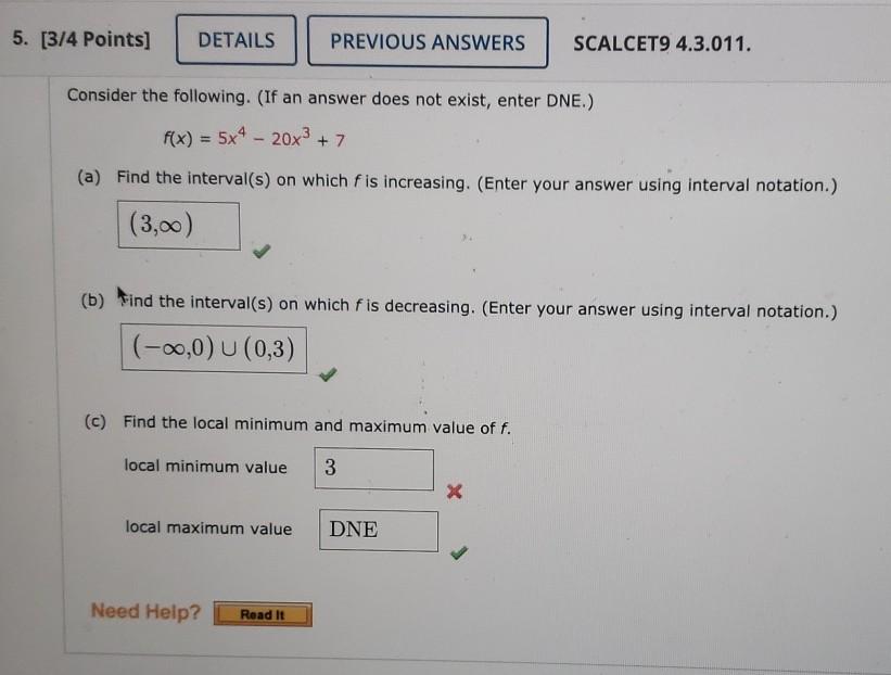 Solved Consider the following function. f(x) = 2x3 - 21x2 + | Chegg.com