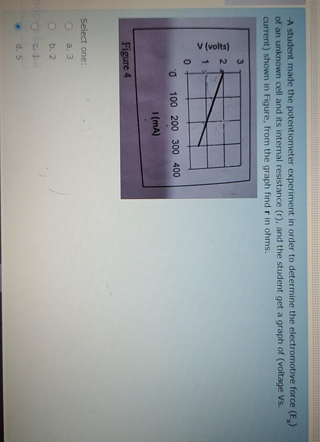 Solved -A student made the potentiometer experiment in order | Chegg.com
