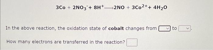 Solved 2HClO+Co+2H+ Co2++Cl2+2H2O In the above reaction, the | Chegg.com