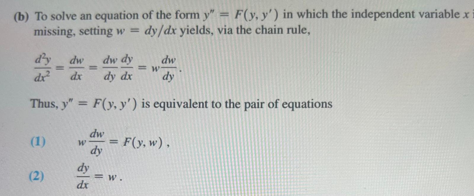 Solved (b) To ﻿solve an ﻿equation of ﻿the form | Chegg.com