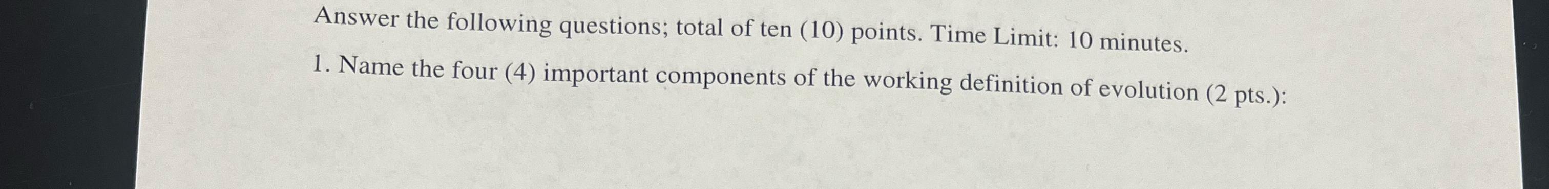 Solved Answer the following questions; total of ten (10) | Chegg.com