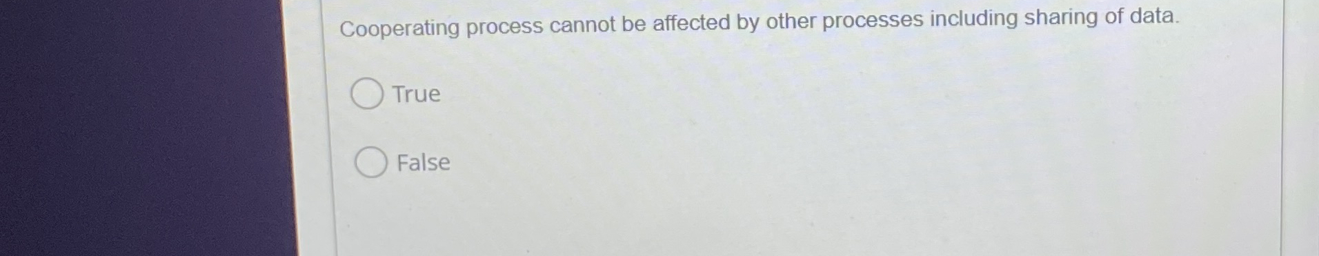Solved Cooperating process cannot be affected by other | Chegg.com