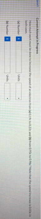 Solved pport Current Attempt in Progress How much work must | Chegg.com