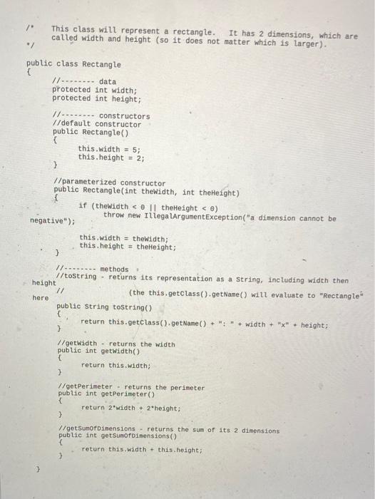 Solved CSC205 Minilab_3_Inheritance In this Minilab, you are | Chegg.com