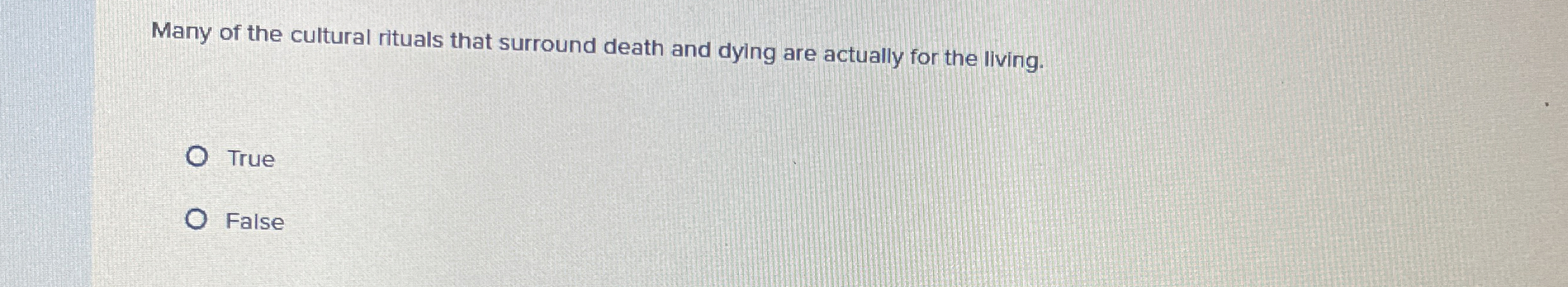 Solved Many of the cultural rituals that surround death and | Chegg.com