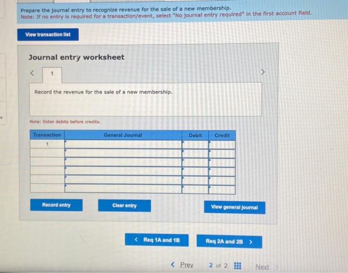 Solved repare the journal entry to recognize revenue for the | Chegg.com