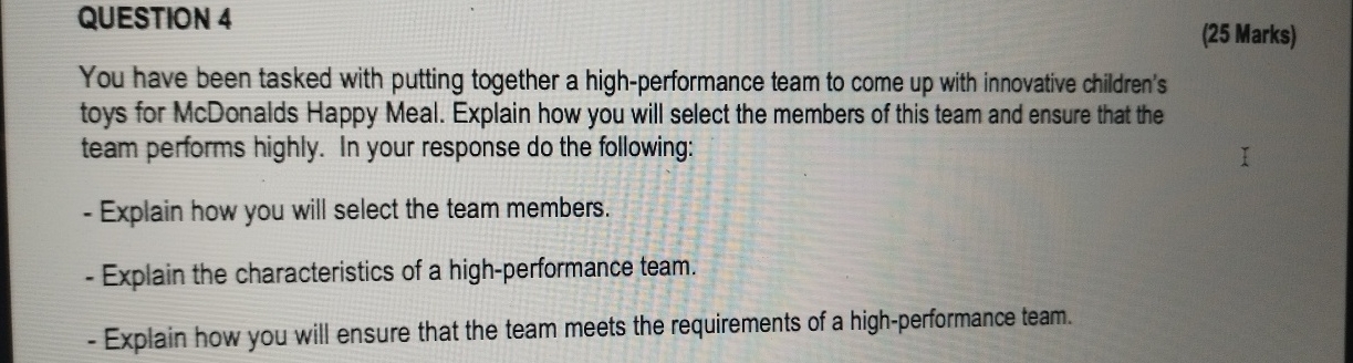 Solved QUESTION 4(25 ﻿Marks)You have been tasked with | Chegg.com