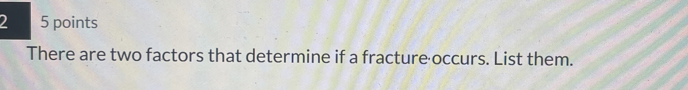 Solved 5 ﻿pointsThere are two factors that determine if a | Chegg.com