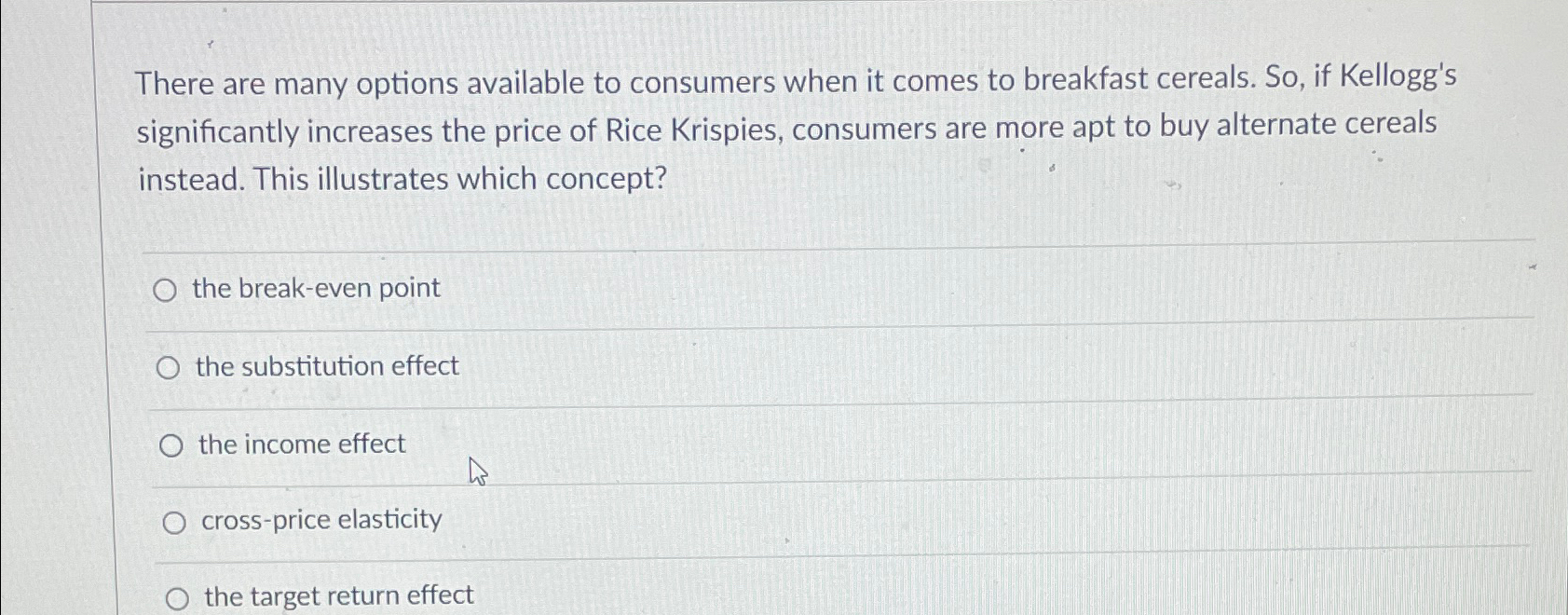 Solved There are many options available to consumers when it | Chegg.com