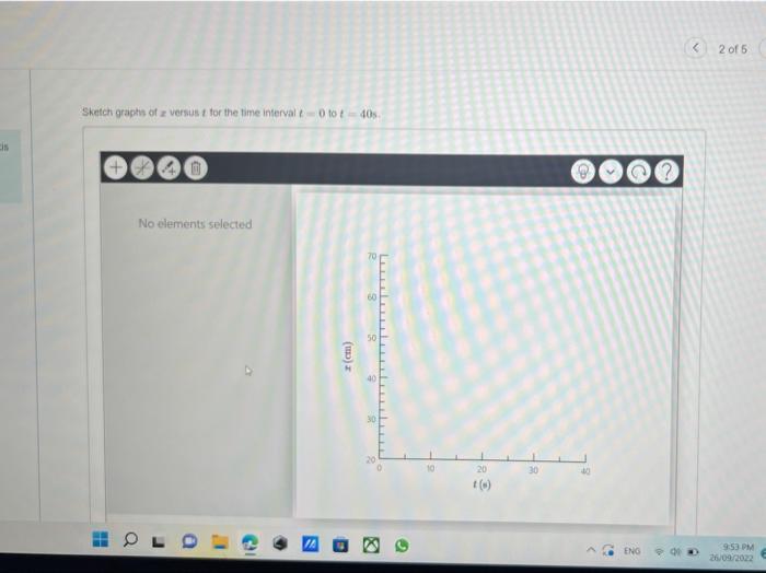 Solved p. 0 to t=40sA turtle crawls along a straight line, | Chegg.com