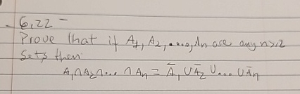 Solved -6,22-Prove that if A1,A2,dots.,An ﻿are ony n>2 ﻿Sets | Chegg.com