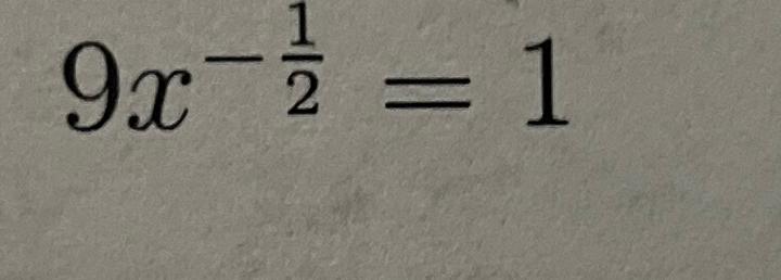 Solved 9x-12=1 | Chegg.com