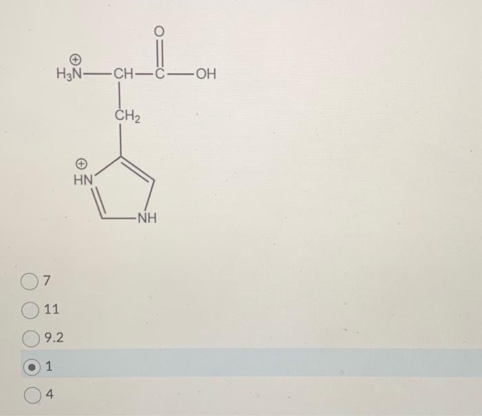 Solved At what pH would the structure below be the | Chegg.com