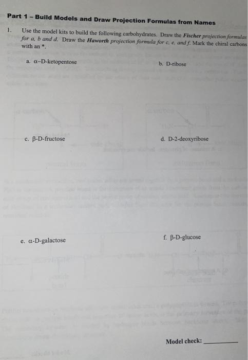 Solved Part 1 - Build Models and Draw Projection Formulas | Chegg.com