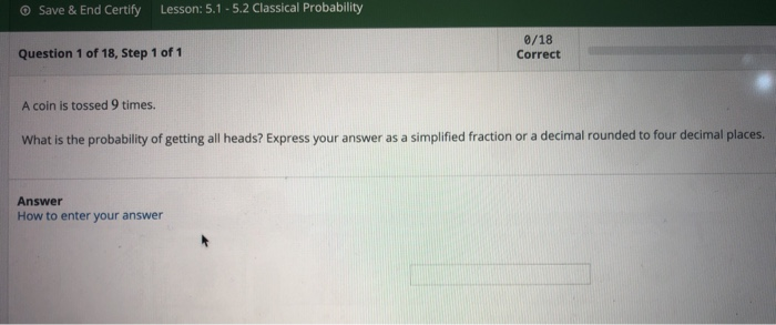 Solved Save & End Certify Lesson: 5.1 -5.2 Classical | Chegg.com