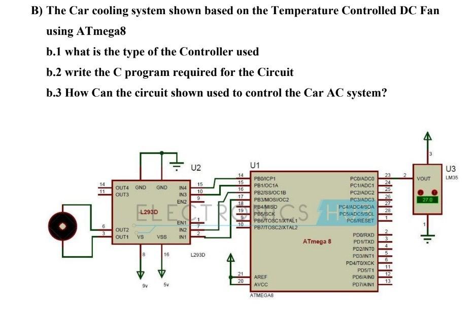 B) The Car cooling system shown based on the | Chegg.com