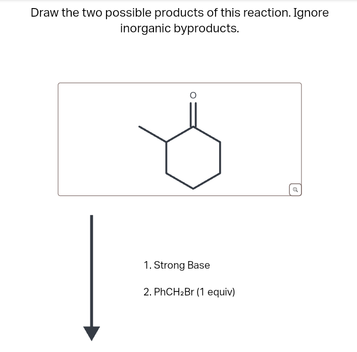 Solved Draw the two possible products of ﻿this reaction. | Chegg.com