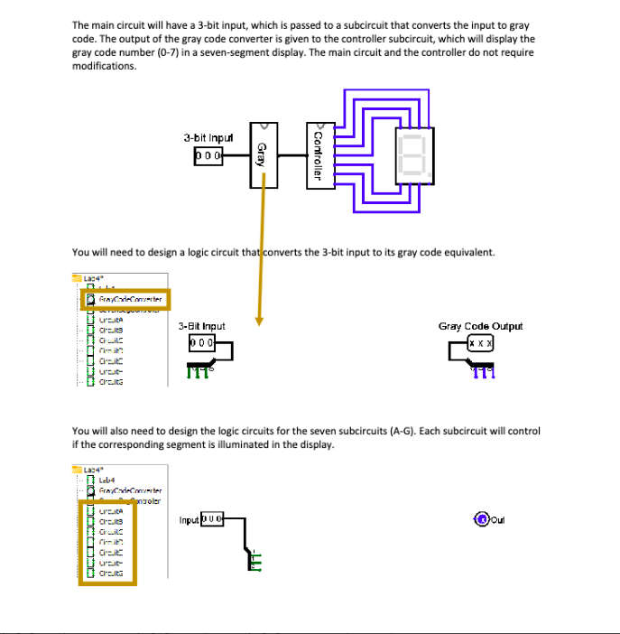 Solved 1. ﻿The logic circuits in the gray code converter | Chegg.com