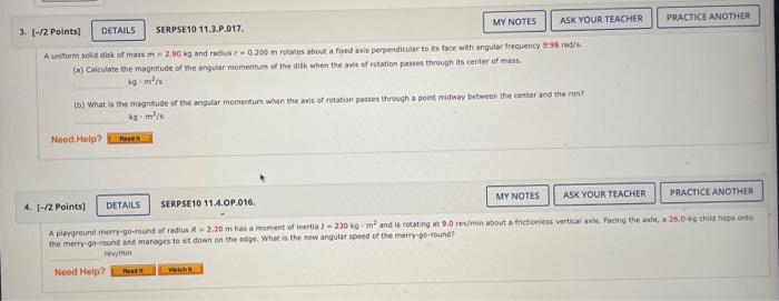 Solved A veriform solid dak of mass m=2.90 kg and raslus | Chegg.com
