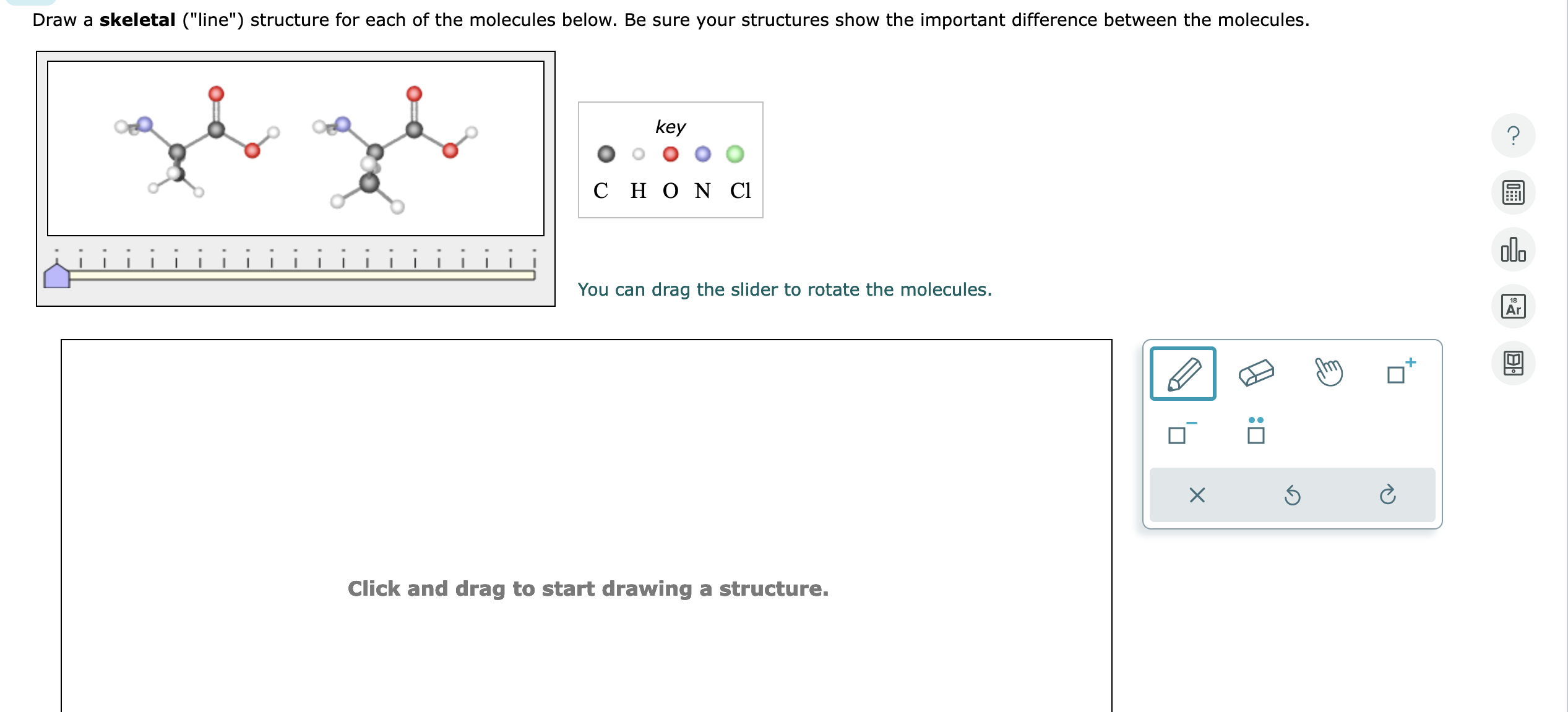 [Solved]: Draw a skeletal ("line") structure for ea