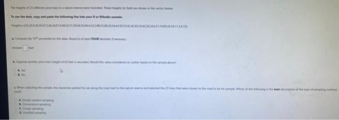 need help rq using R or R studio | Chegg.com