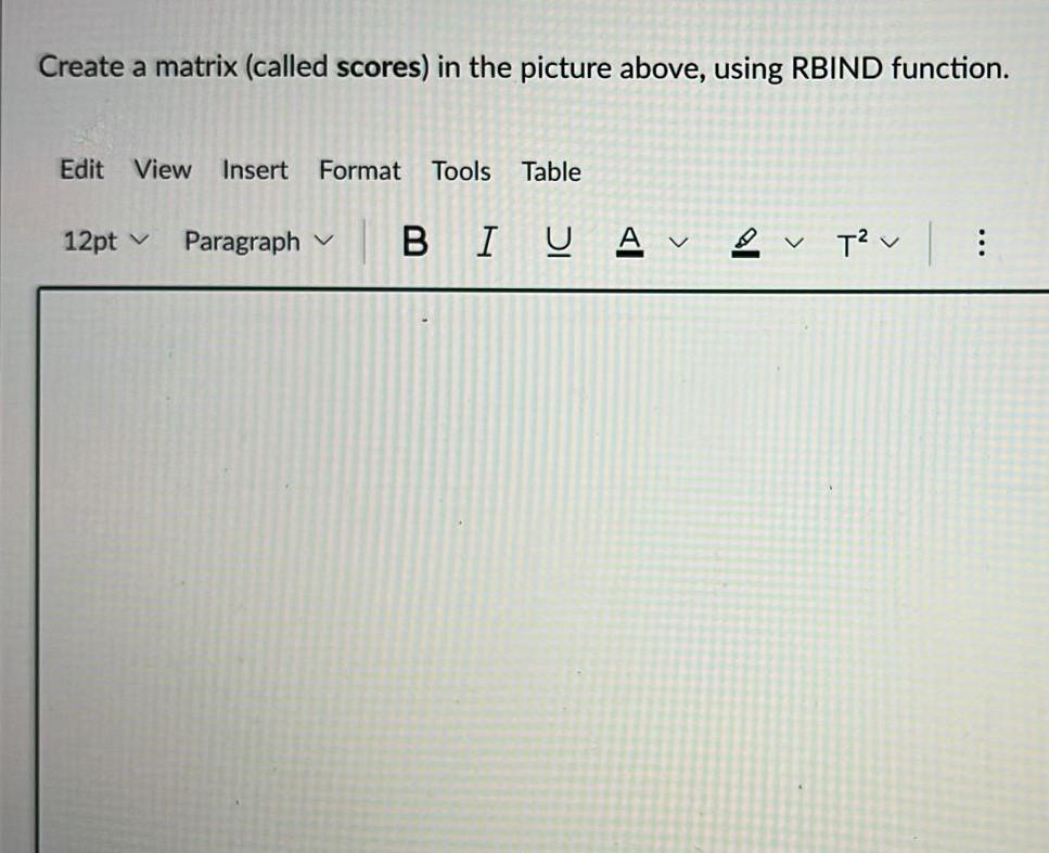 Solved MATRIX QUESTIONS WRITE CODE FOR NEXT 10 QUESTIONS | Chegg.com