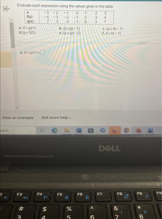 Solved Evaluate each expression using the values given in | Chegg.com