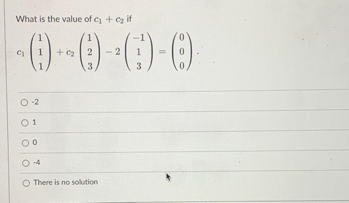 Solved What is the value of ci + C2 if 0-0--0 1 2 Ci + c2 2 | Chegg.com
