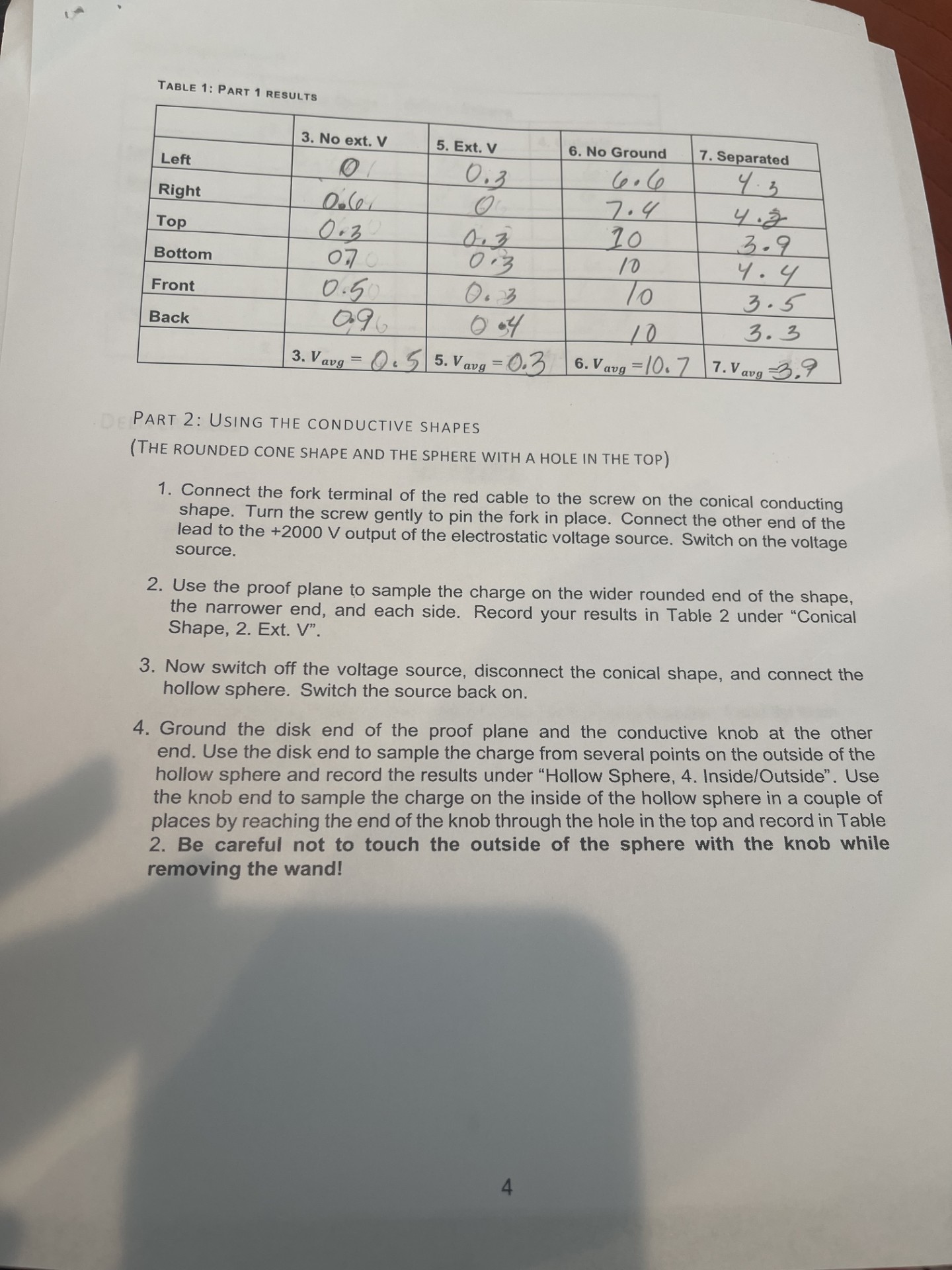 Solved 1. ﻿Using your results from Tables 1 ﻿and 2, | Chegg.com