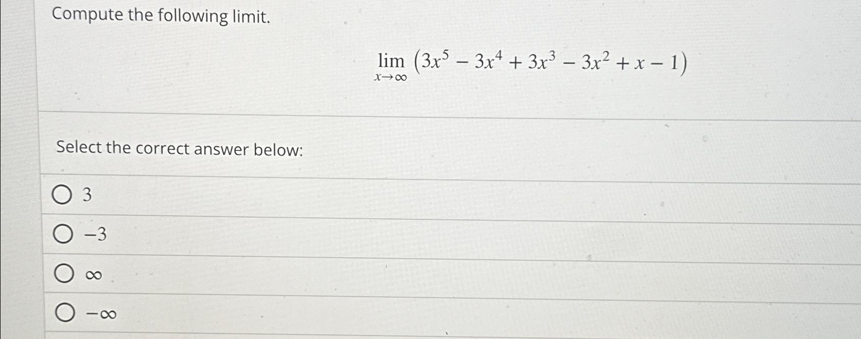 Solved Compute the following | Chegg.com