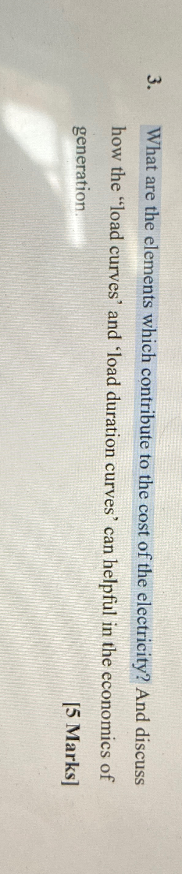 Solved What are the elements which contribute to the cost of | Chegg.com